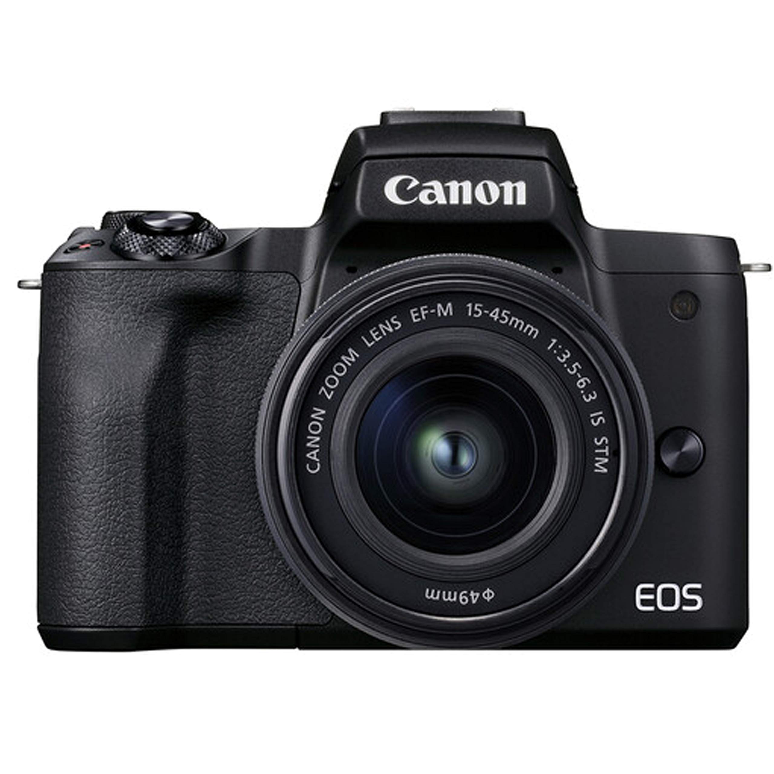 Canon EOS M50 Mark II Mirrorless Digital Camera with EF-M 15-45mm f/3.5-6.3 is STM Lens + 55-200mm f/4.5-6.3 is STM Lens + 64GB Memory Card, Professional Photo Bundle (42pc Bundle)