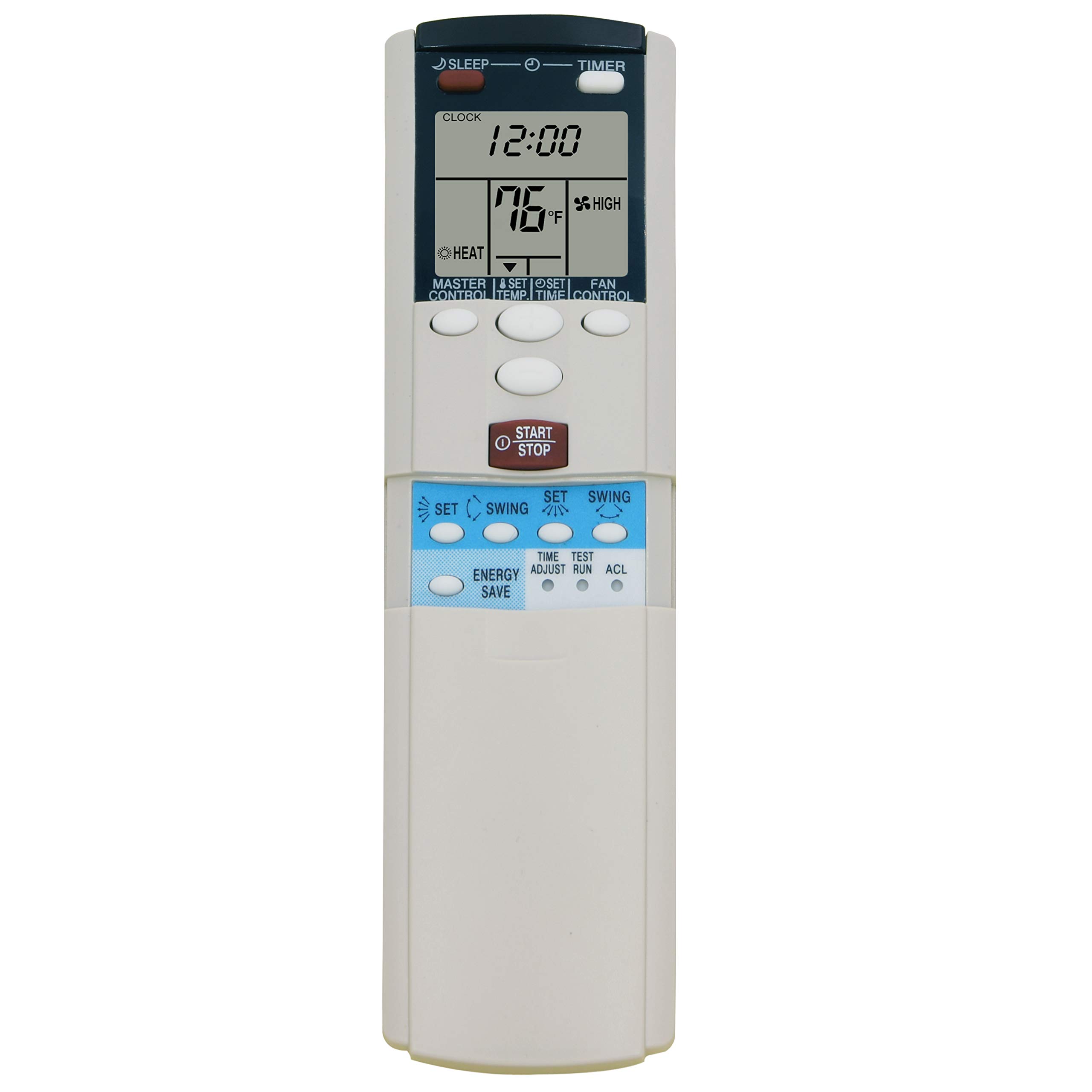 RCECAOSHAN Replacement for Friedrich Air Conditioner Remote Control AR-DL12 ARDL12 MW18C3E MW24C3E MW30C3E MR18C3E MR24C3E MR30C3E Display in Fahrenheit and Celsius