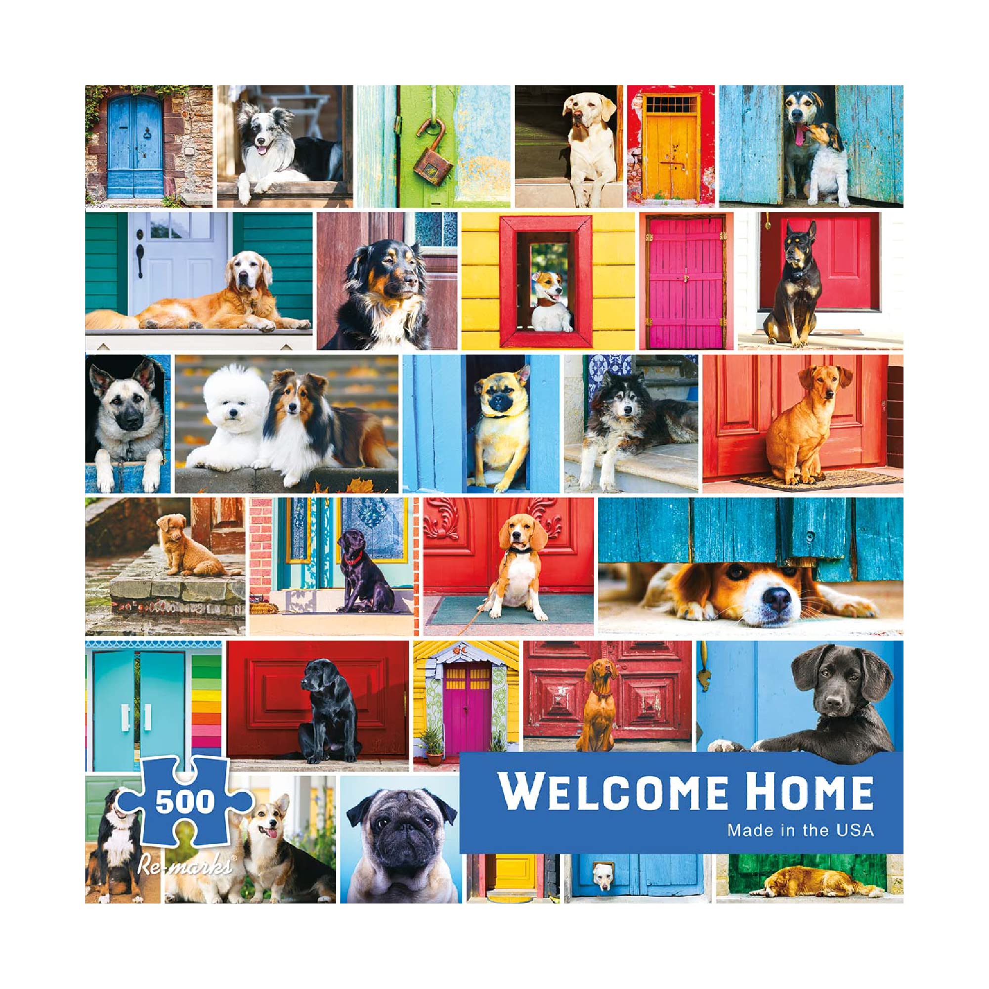 Re-marks Window Seat 1000-Piece Animal Puzzle for All Ages