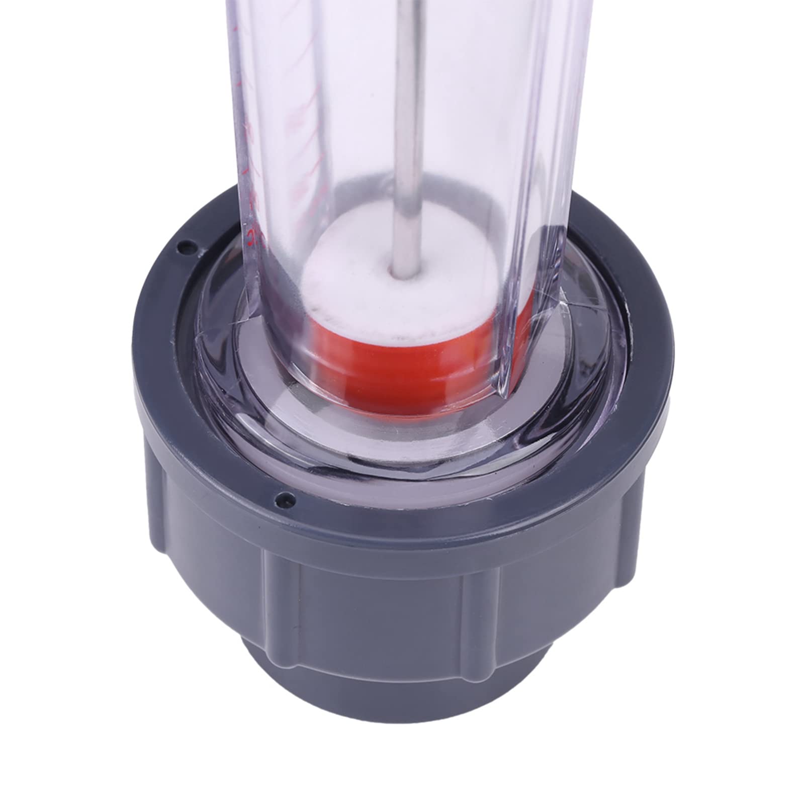 Oumefar Water Meter, Plastic Tube Type Water Meter LZS-25 Water Rotameter 300-3000L/H Water Liquid Meter Fit for DN25(1") Tube 4% Accuracy Class Liquid Flowmeter