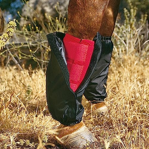 Professional's Choice Equine Sports Medicine Nylon Boot Covers | Sold in Pairs | Large Black