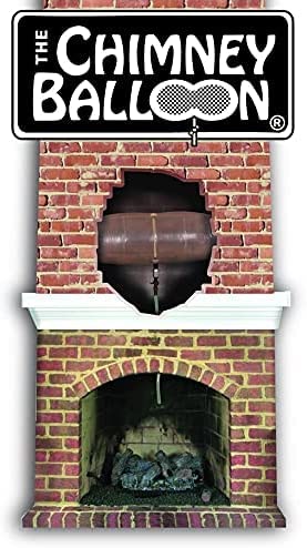 Chimney Balloon® 33"x12" Inflatable Fireplace Draft Blocker (33"x12" Chimney Pillow®)
