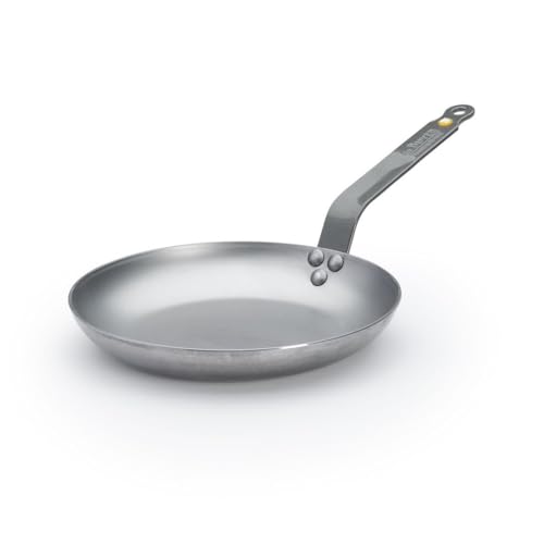 de Buyer MINERAL B Carbon Steel Omelette Pan - 9.5” - Naturally Nonstick - Made in France