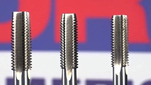 Drill America DWTT8X1.25 m8 x 1.25 High Speed Steel 4 Flute Taper Tap, (Pack of 1)