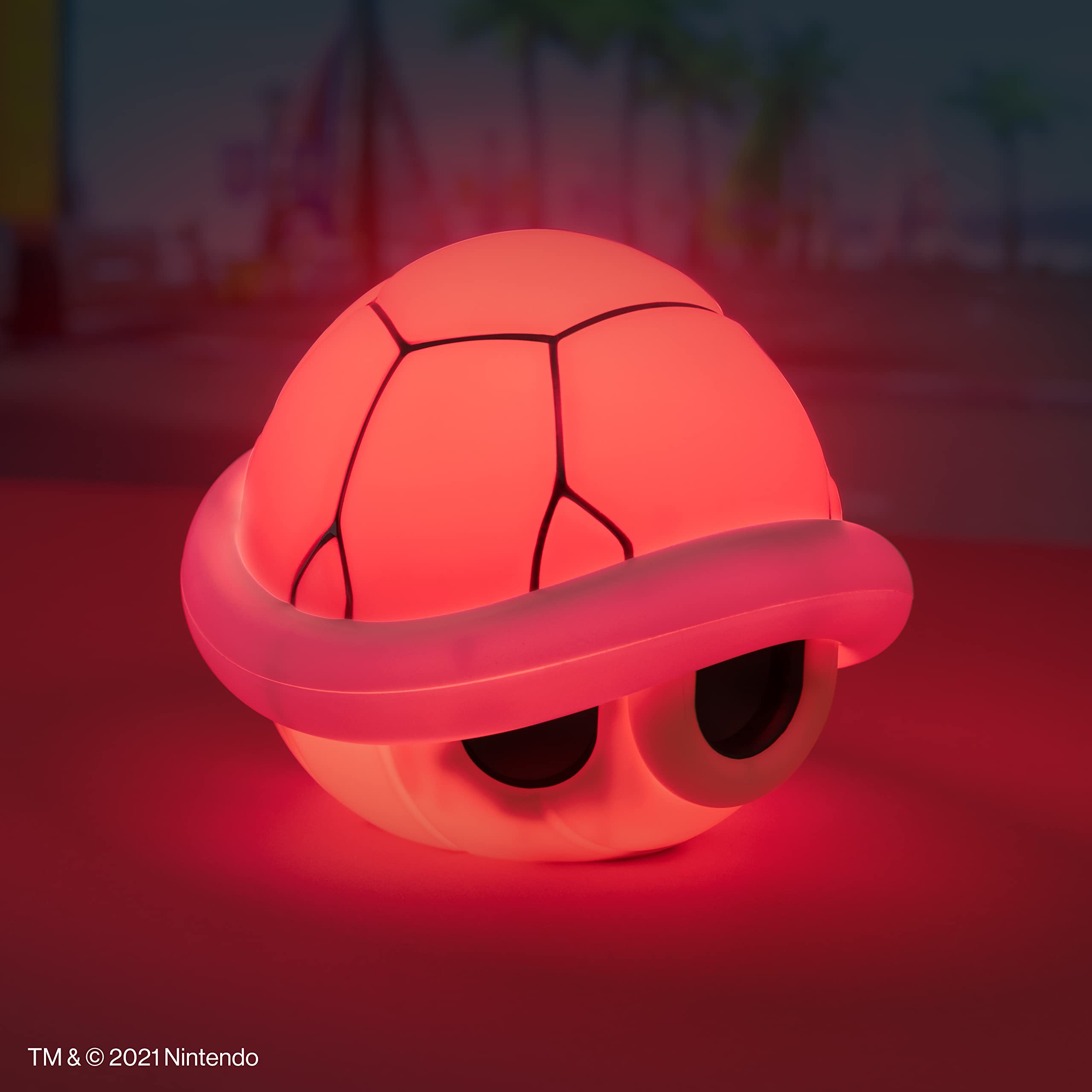 Paladone Super Mario Red Shell Light with Sound, Gaming Home Decor, Officially Licensed Nintendo Merchandise