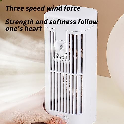 Fufafayo Home Portable Conditioner, Portable Automatic Remote Head Conditioner, USB Mini Conditioner With 3-Speed With Automatic Head Shaking For Home Office, Bedroom, Desktop