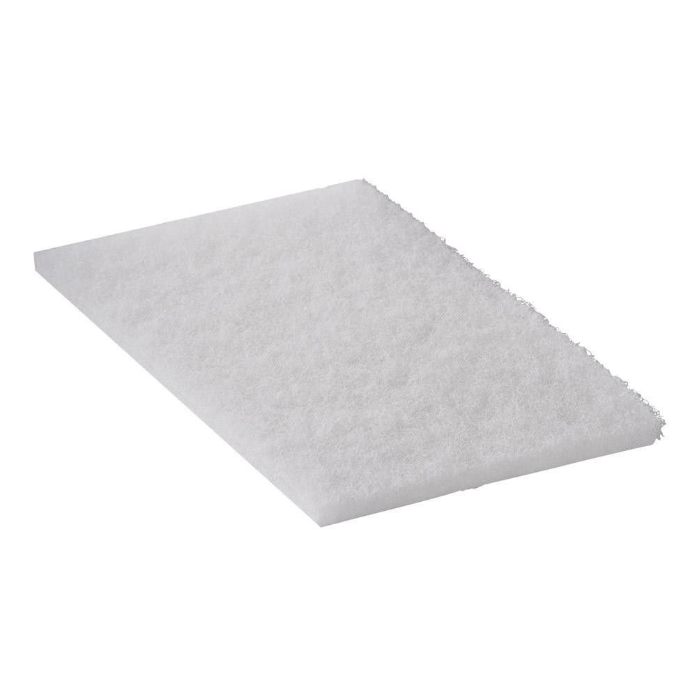Hemway 2 x White Paint Buffing Pads - for use Glitter Paint Additives - Unleashes Thousands More Glitter Crystals