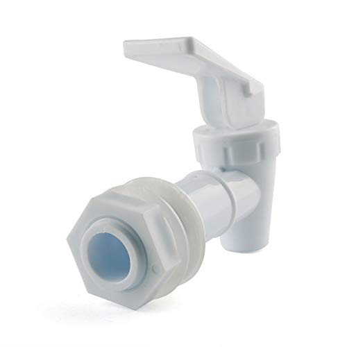 E-outstanding Water Tap 2PCS BPA Free Replacement Cooler Faucets Water Jug Ceramic Crock Spigot Spout Dispenser Valve White