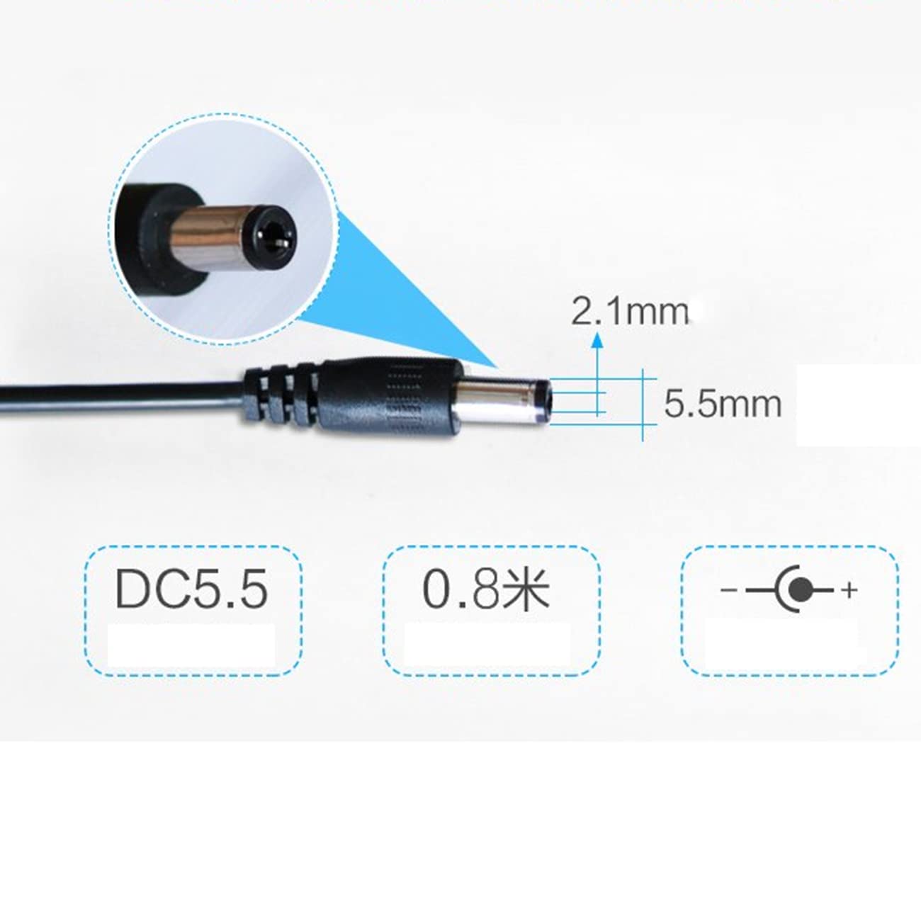 HiLetgo USB Boost Converter Cable DC 5V to 9V 12V USB Step-up Cable USB to DC 5.5x2.1mm 3.5x1.35mm USB Power Supply Adapter UBS Power Voltage Boost Converter Max Power 18W
