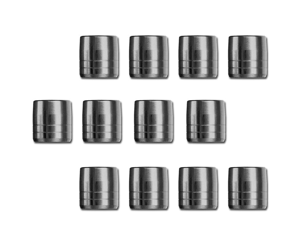 Carbon Express X-Buster BullDog Nock Collar, 12-Pack, 400,Silver