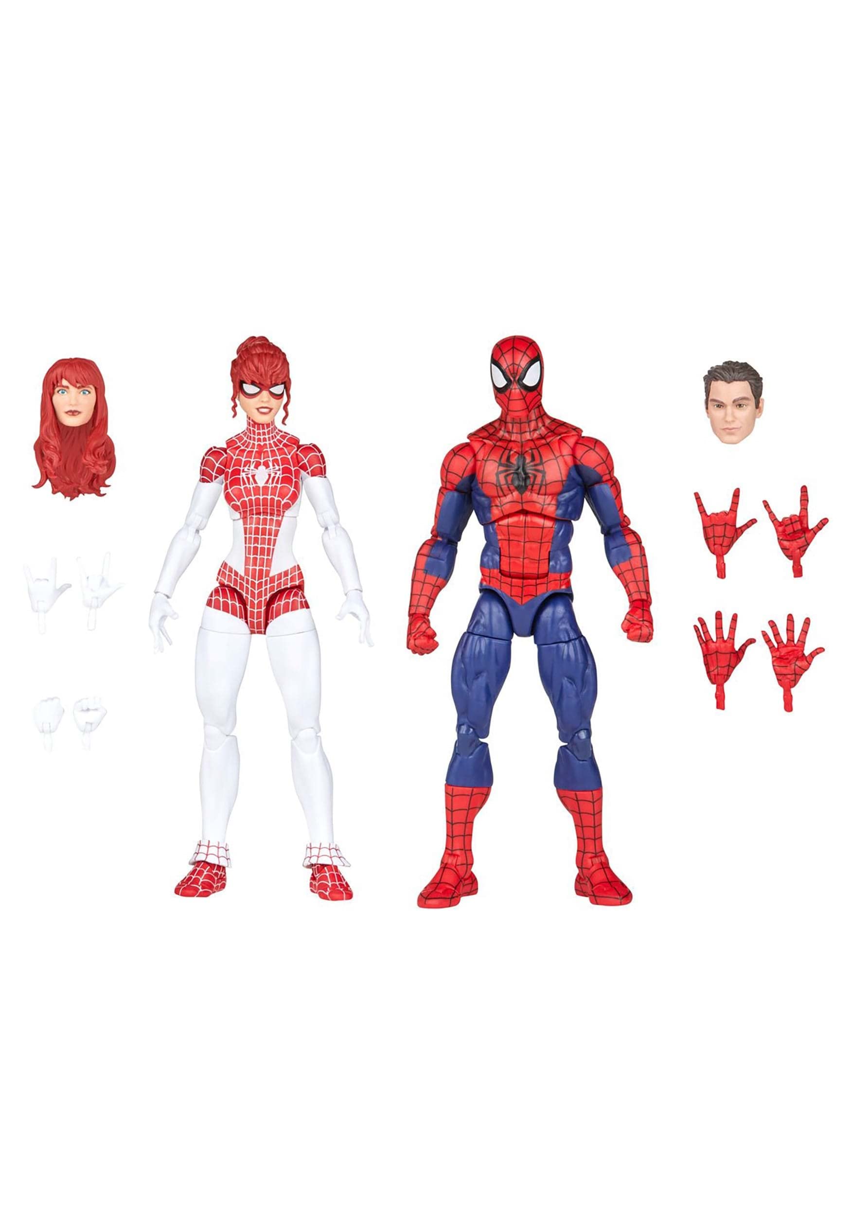 Spider-Man Marvel Legends Series 6-inch and Spinneret Action Figure 2-Pack, Includes 10 Accessories