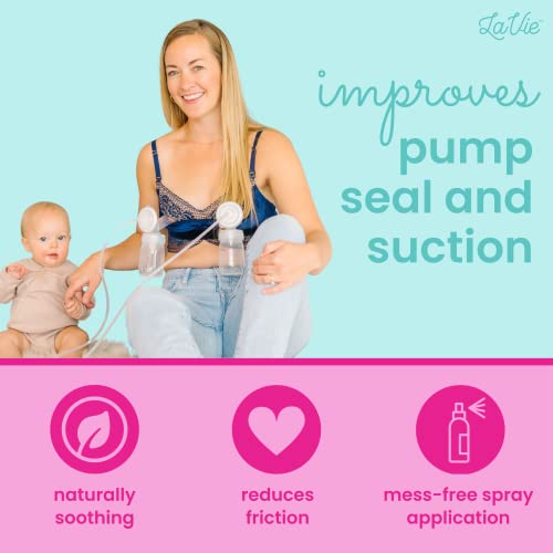 LaVie⢠Organic Pumping Spray, Pump Spray Breastfeeding, Breast Pumping Oil, Nipple Spray Pumping, Breast Pump Spray, Lubricant for Breast Shields and Flanges, Prevents Sore Nipples - 2 Oz