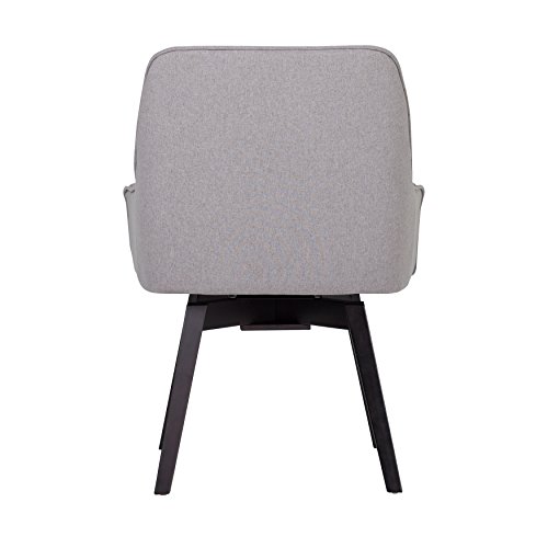 Studio Designs Home, Heather Gray Studio Designs 70147 Spire Swivel Task Chair, 25.5" W x 24" D x 35.5" H