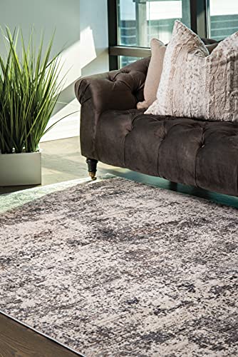 United Weavers of America Eternity Barcelona Charcoal Area Rug 5'3" x 7'2"