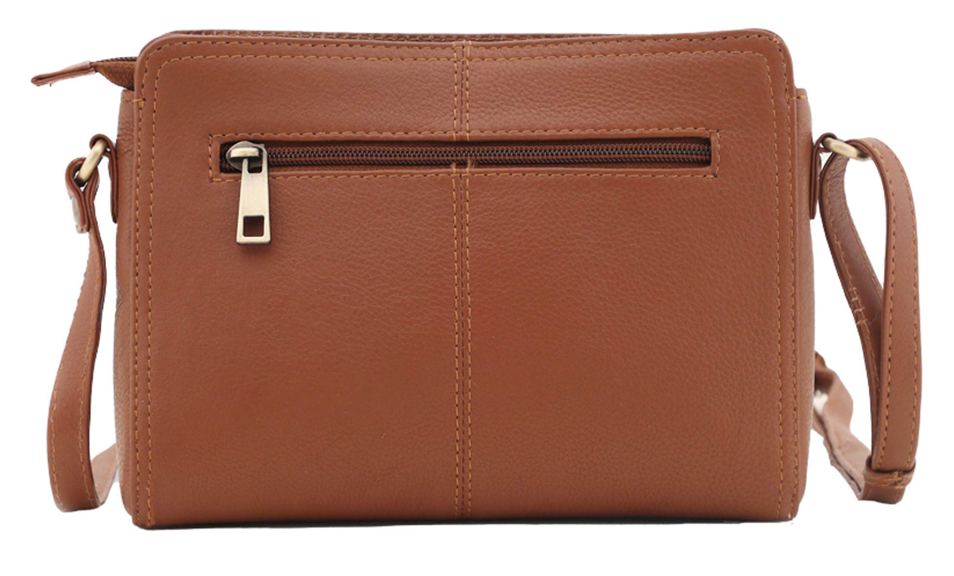 Texan Bull Leather Crossbody Bags For Women- Small Crossover Crossbody Bag With Shoulder Sling Adjustable Strap Womens Purses Purses And Handbags (Tan)