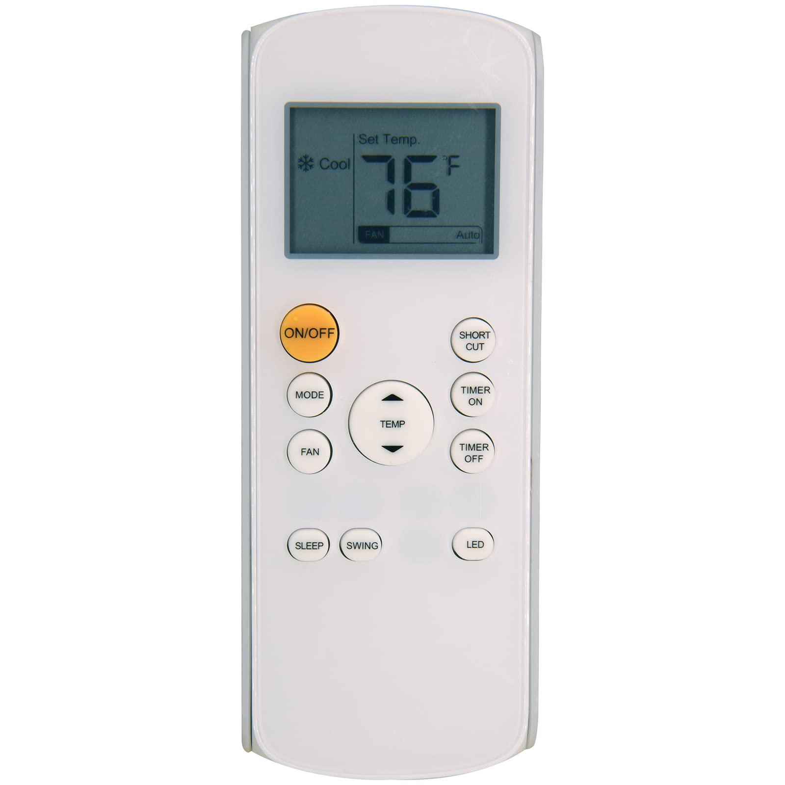 YAOHUIMI Replacement Remote Control for Toshiba AC Air Conditioner Remote Control RAC-PD1411CWU RAC-PD1411HRU RAC-PD0812CRRU RAC-PD1212CRRU RAC-PD1413CRRU RAC-PD1012CRRU RAC-PD1412CRU RAC-PD1412HRU