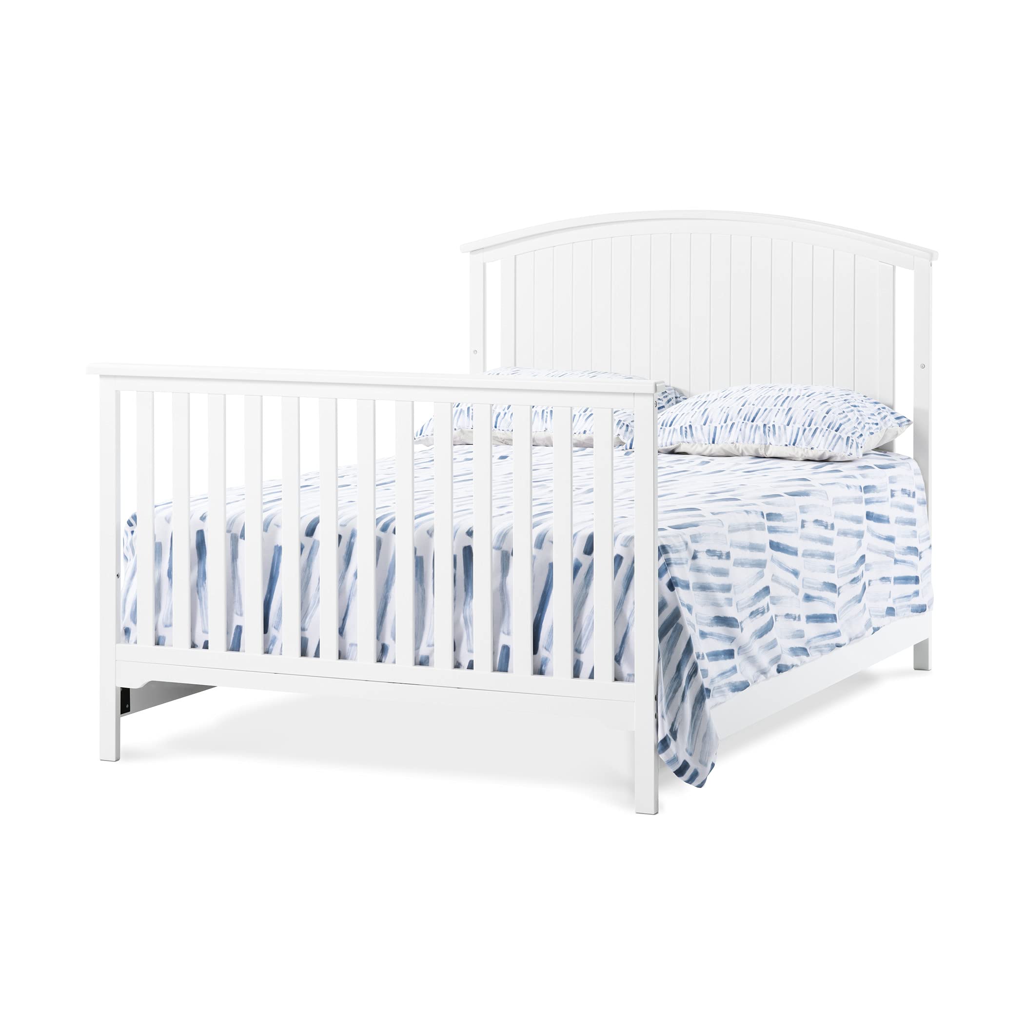 Child Craft Cottage Curve Crib and Dresser Nursery Set, 3-Piece, Includes 4-in-1 Convertible Crib, 3 Drawer Dresser, and Changing Table Topper, Grows with Your Baby (Dapper Gray)