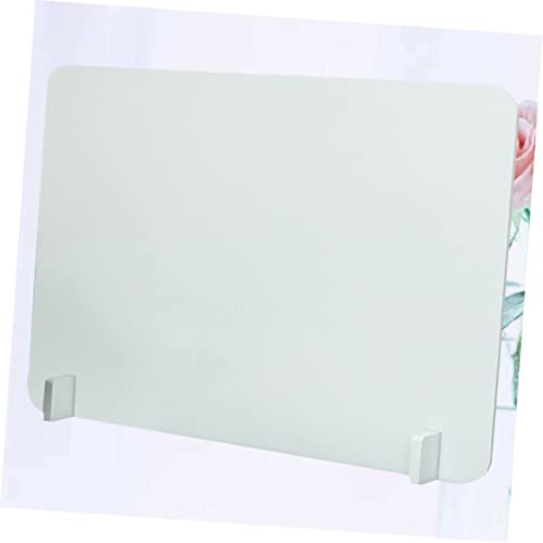Ciieeo 3pcs Desk Divider Testing dividers Table Privacy Board Privacy Boards Office Desk partition Panels Desk Hutch Office desks Desk Panel Divider tabket Desktop Student Frosted White