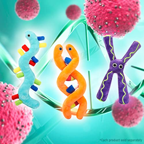 GIANTmicrobes RNA Plush - Learn About The World of Genetics with This Educational Gift, Realistic Model with Info Card, for Family, Friends, Scientists, Doctors, Ancestry Fans, Students and Educators