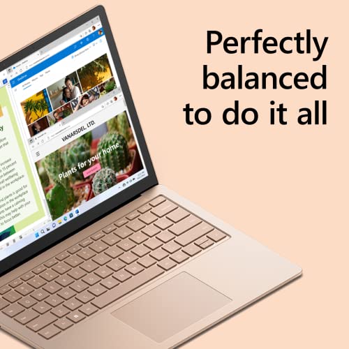 Microsoft Surface Laptop 5 (2022), 13.5" Touch Screen, Thin & Lightweight, Long Battery Life, Fast Intel i5 Processor for Multi-Tasking, 512GB Storage with Windows 11, Sandstone
