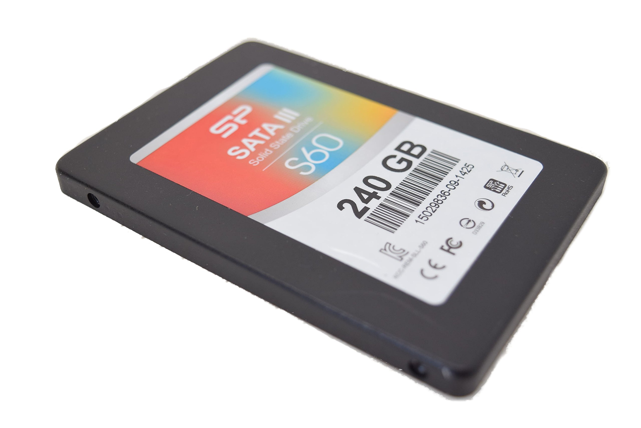 Silicon Power 240GB S60 2.5" 7mm SATA III 6Gb/s Internal Solid State Drive (SP240GBSS3S60S25)