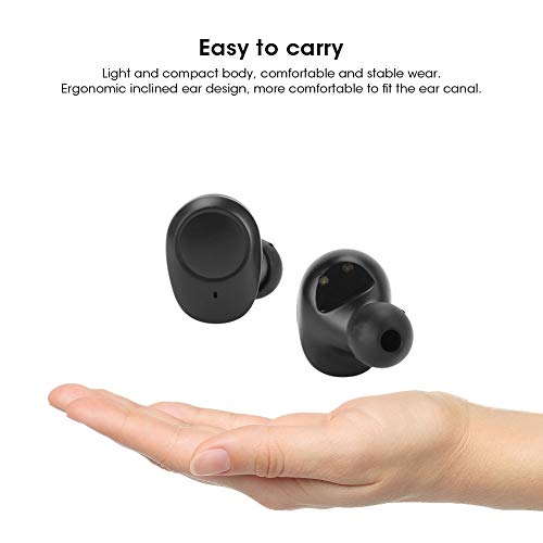 Bluetooth Earphones, A13 TWS Wireless Portable Sports Headsets Touch Control Headsets with LED Digital Power Display (with Cord)