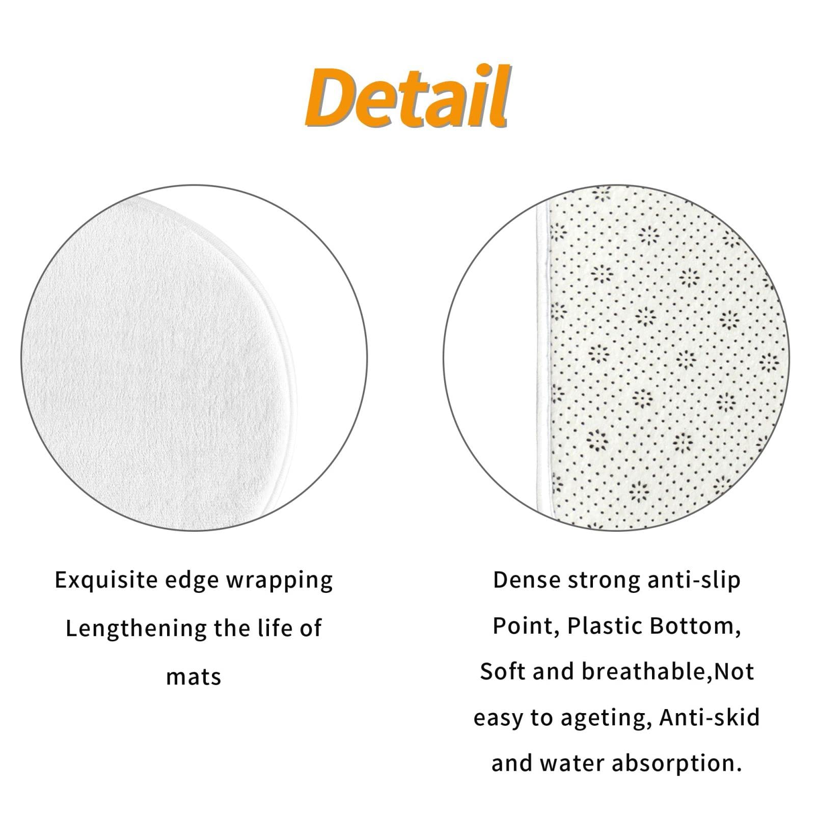 Chieraf Mountain Forest Tree Sunset Rugs Mats Sets Toilet Cover Cushion 3 Piece, Kitchen Sink Mat Machine Washable Non-Slip Soft Indoor Bath Mat