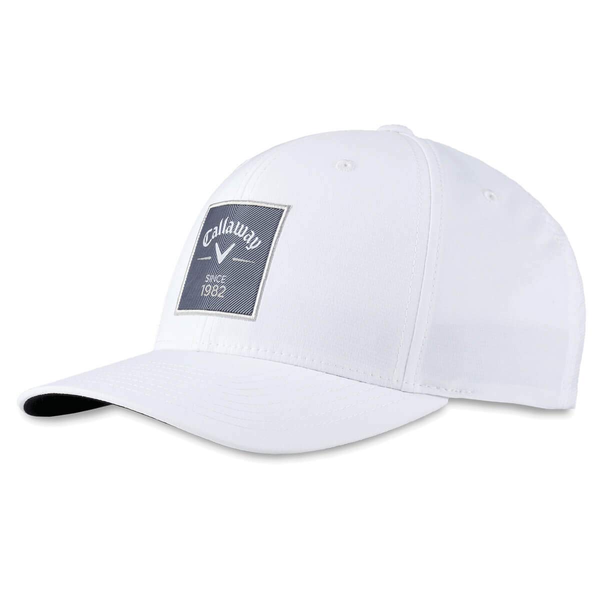 Callaway Rutherford Flexfit Snapback Hat, One Size, White