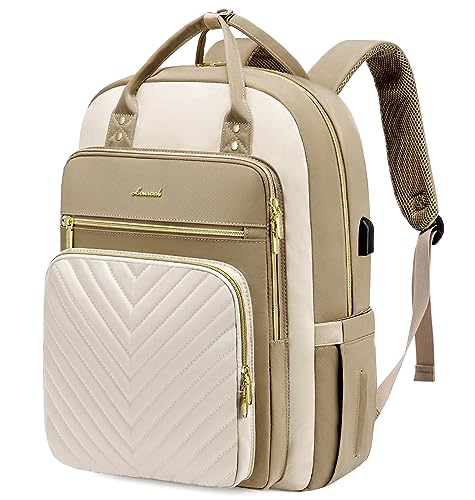 LOVEVOOK 15.6 Inch Laptop Backpack for Women,Fashion Work Travel Backpack,Waterproof Day Pack Purse for Teacher Nurse