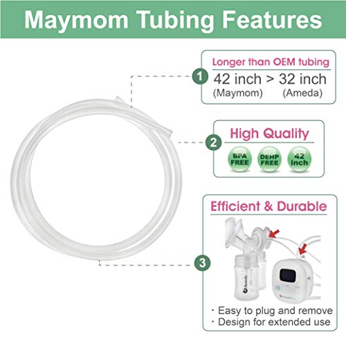 Maymom Pump Parts Compatible with Ameda MYA/Ameda MYA Pro Breastpump 24mm Flange Valve Tube Bottle Backflow Protector, Not Original Ameda MYA Breast Pump Accessories Replacement for Ameda MYA Bottle