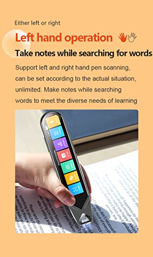 Language Translator with Camera, 5.0 LCD Touchscreen, Camera & Voice Translator, Translator Pen Scanner, OCR Reading Pen with Text to Speech, WiFi Connection, 112 Languages