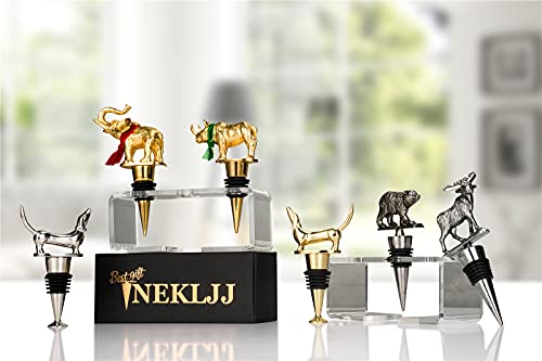 Dachshund Wine Bottle Stopper Decorative - Dog Wine Stopper for Gift Pretty Wine Stopper Holder Display Unique Wine Accessories