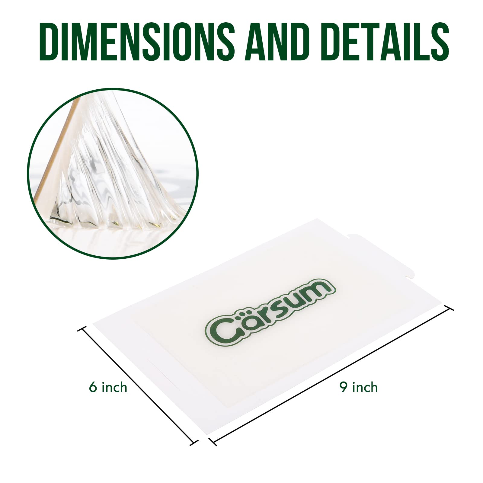 Garsum 10 Pack Mouse Glue Trap, Peanut Butter Scent Sticky Traps, Heavy Duty Pest Board Insect Spider Mice, Extra Strength Trampas para Ratones Indoor for Home