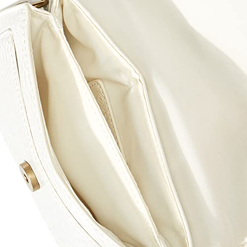 The Drop Women's Lara Chain Mini Crossbody Bag, Ivory, One Size