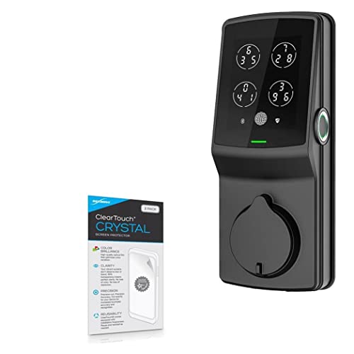 BoxWave Screen Protector Compatible with Lockly Guard Deadbolt (728Z) - ClearTouch Crystal (2-Pack), HD Film Skin - Shields from Scratches