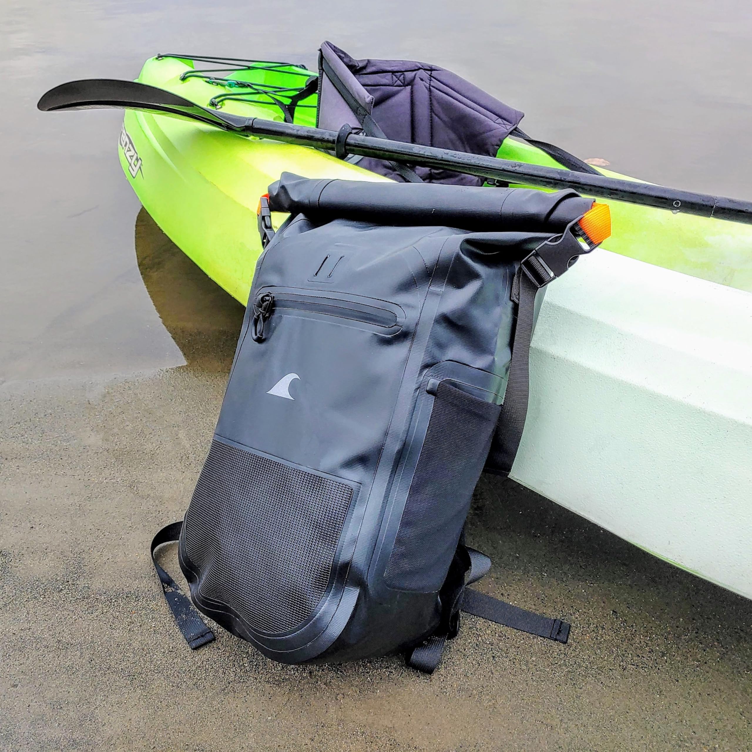 Breakwater Supply 25L Meanhigh Dry Bag Waterproof Backpack and Waterproof Survival First Aid Kit Bundle