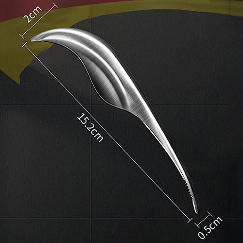 KLKCMS Prawn Deveiner Tool Stainless Steel Prawn Peeling Fish Scale Remover Prawn Cleaning Tool Seafood Sheller Cleaner for Restaurants Party Cooks