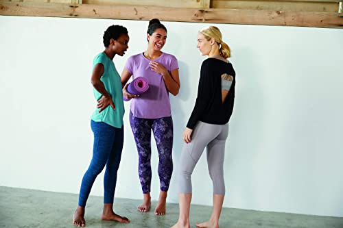 C9 Champion womens Long Sleeve Open Back Top Yoga Shirt, Dark Berry Purple, Large US