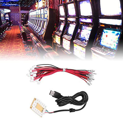 Shanrya PC Arcade Stick, Zero Delay Accessories Arcade Stick Simple Installation for Game Halls