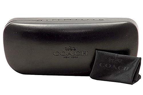 Coach HC8223U 5656U8 56MM Transparent Pink Ombre/Brown Pink Gradient Square Sunglasses for Women + BUNDLE With Designer iWear Eyewear Kit