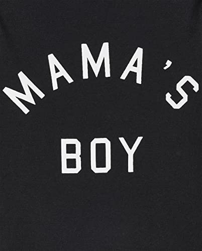 The Children's Place Baby Short Sleeve 100% Cotton Family Bodysuits, Mama's Boy