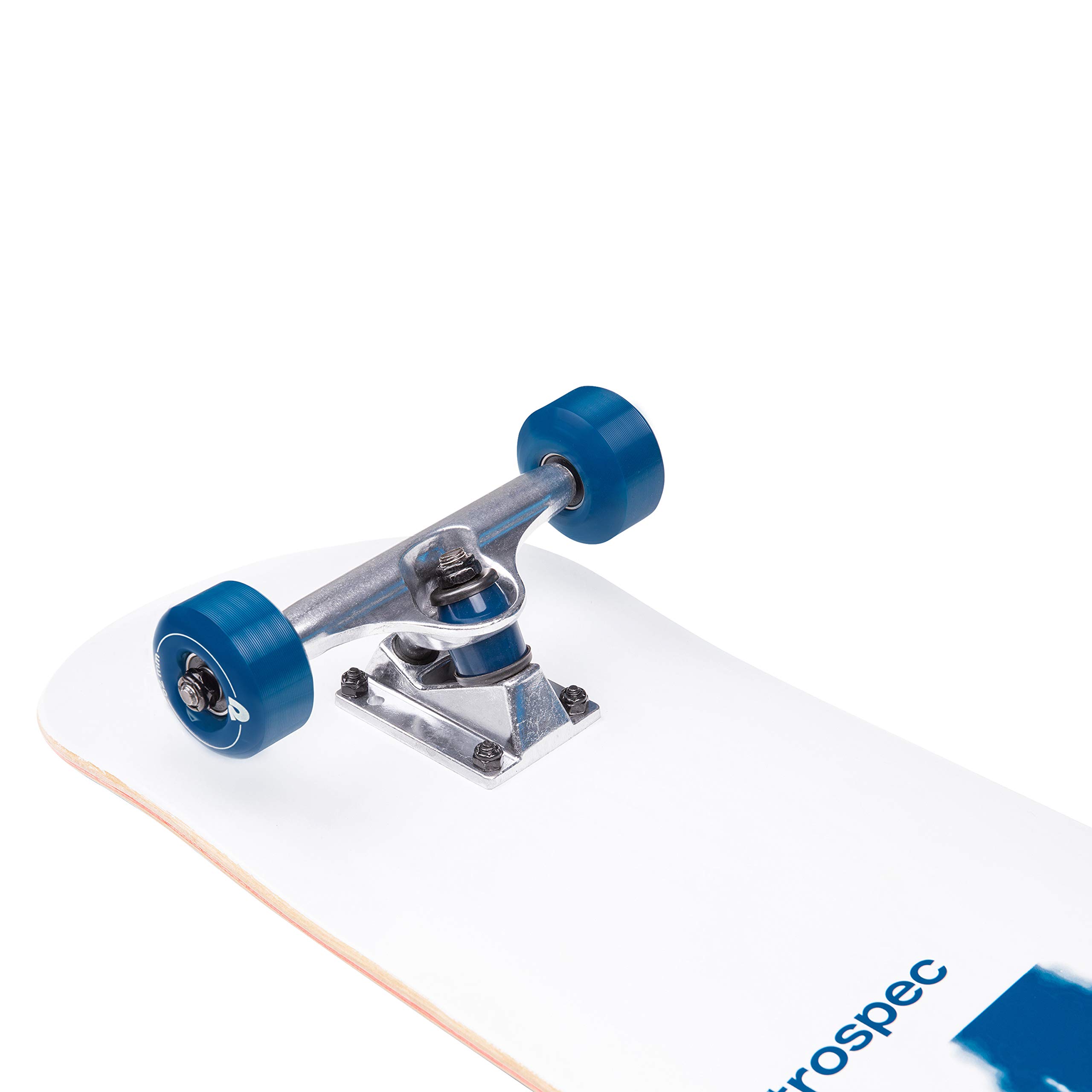 Retrospec Alameda Skateboard Complete | Canadian Maple Wood Deck w/ 5.5 Inch Aluminum Alloy Trucks for Commuting, Cruising, Carving & Downhill Riding