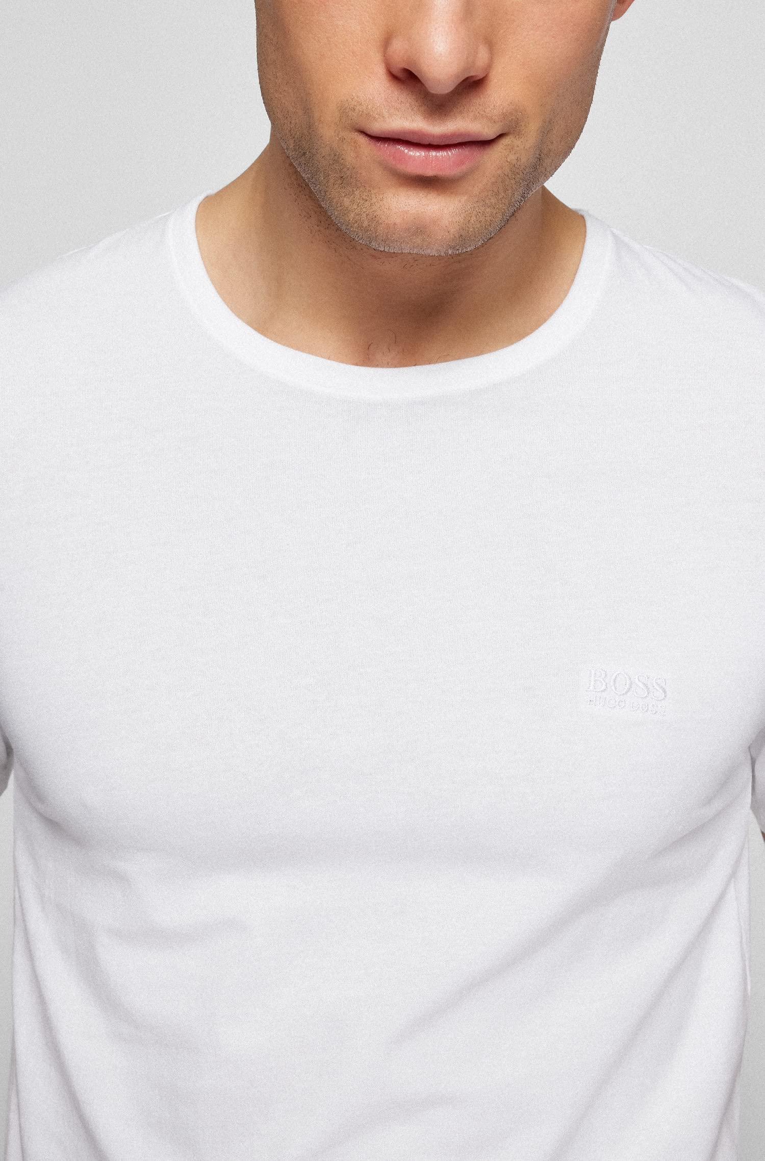 BOSS 3 Pack Crew Neck T-Shirt in White