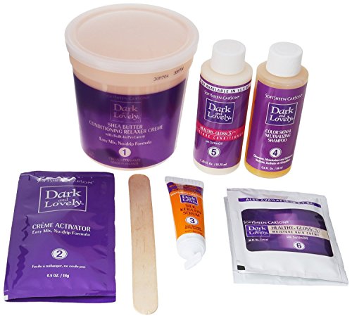 SoftSheen-Carson Dark and Lovely Triple Nourished Silkening No-Lye Relaxer with Shea Butter, Super