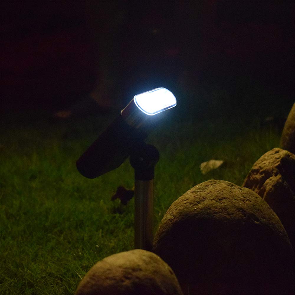 ZHUANYIYI Outdoor Solar Spotlights, Waterproof Landscape Lights for Courtyard Lawns, and Decorative Lights for Home Garden Fence Pavement Lighting