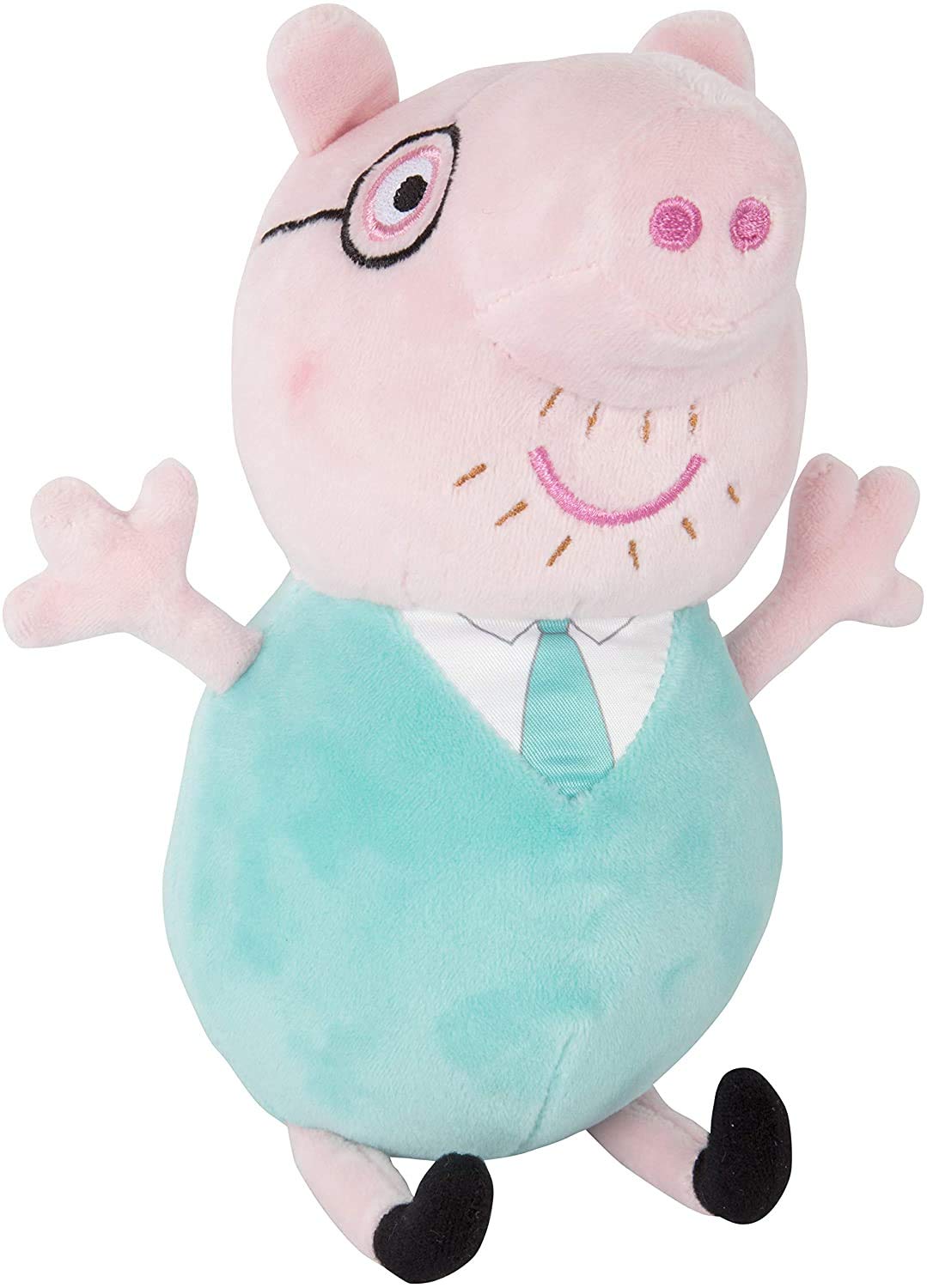 Pig Family Plush Toy 4 Pack - Includes Daddy, Mummy, Peppa & George - 7-8 inches - 18+ Months