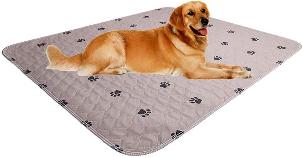 Generic Washable Dog Pee Pads,Puppy Pads,Reusable Pet Training Pads,Large Dog Pee Pad,Waterproof Pet Pads for Dog Bed Mat,Super Absorbing Whelping Pads,2 Pack 36X41, Gray