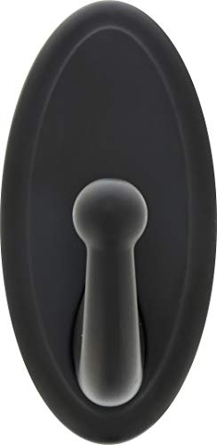 HIGH & MIGHTY 515820 Decorative Metal Hook, Easy Tool-Free Dry Wall Installation, Oval, Holds up to 25lb, Bronze