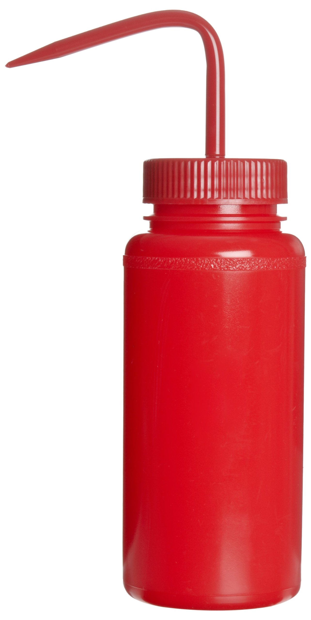 SP Bel-Art Red 500ml (16oz) Polyethylene Wash Bottles; Polypropylene Cap, 53mm Closure (Pack of 6) (F11651-0016)