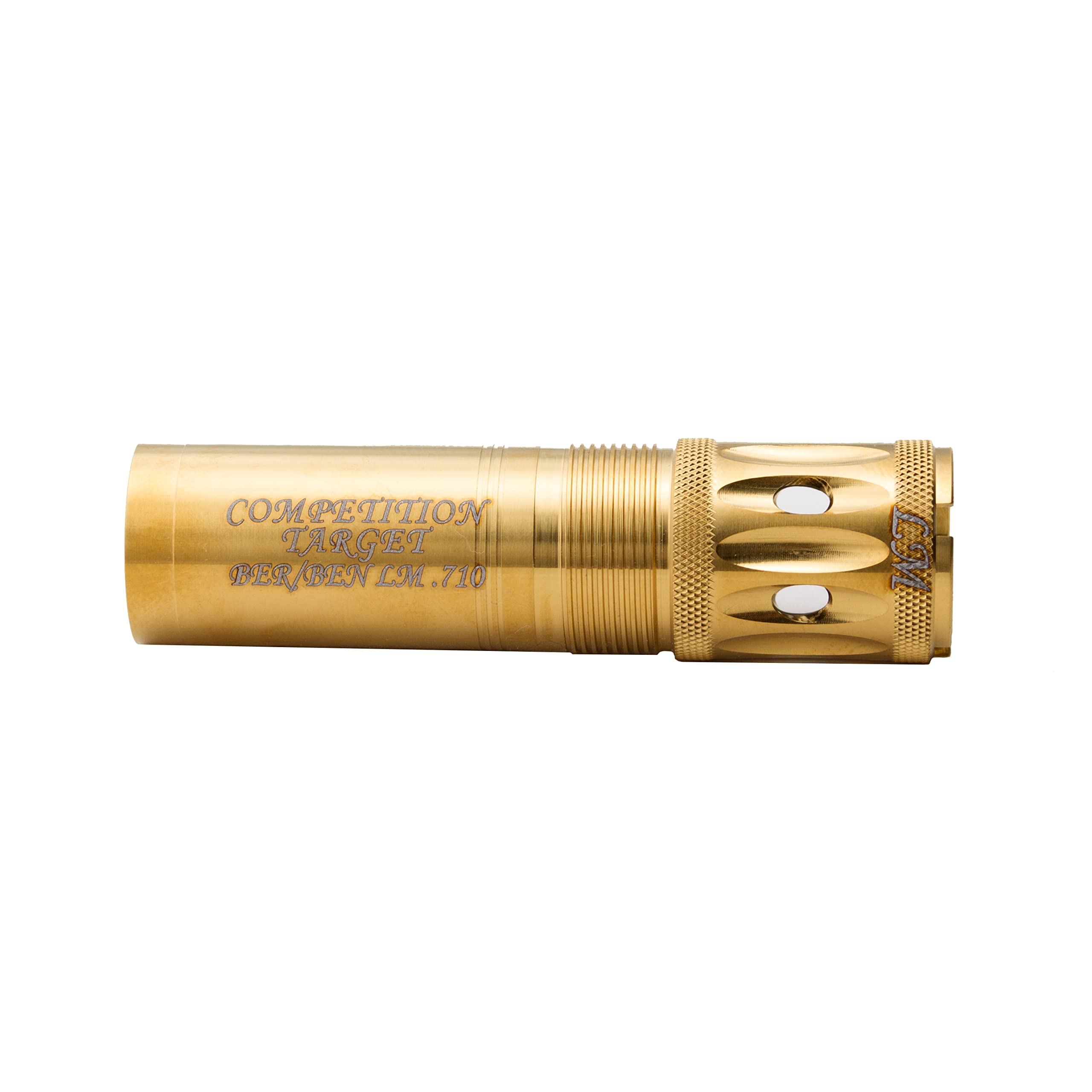 Carlsons Choke Tube Beretta Benelli Mobil Gold Competition Target Ported Sporting Clays Choke Tube, 12 Gauge, Light Mod, Gold